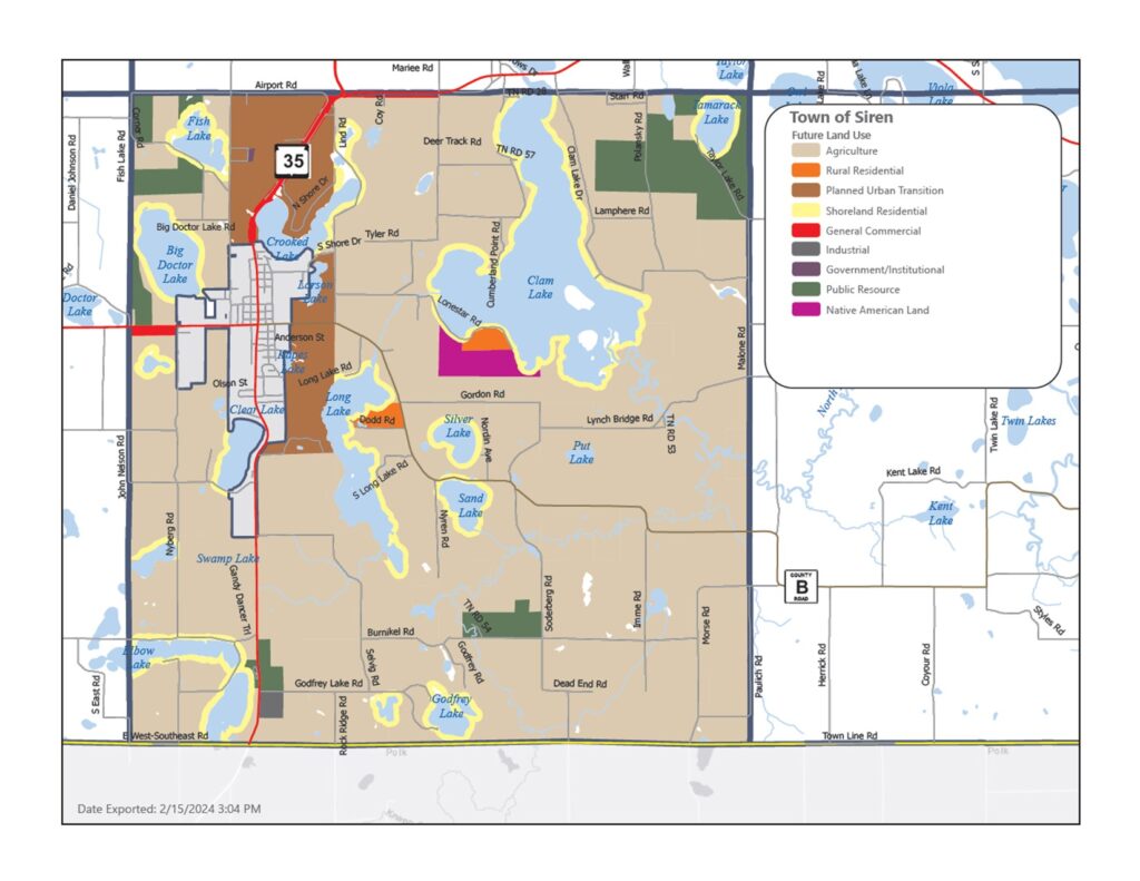landuse – Town of Siren